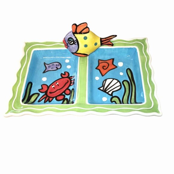 Nicole Engblom | Dining | Nicole Engblom Dish Plate Rare Under The Sea ...